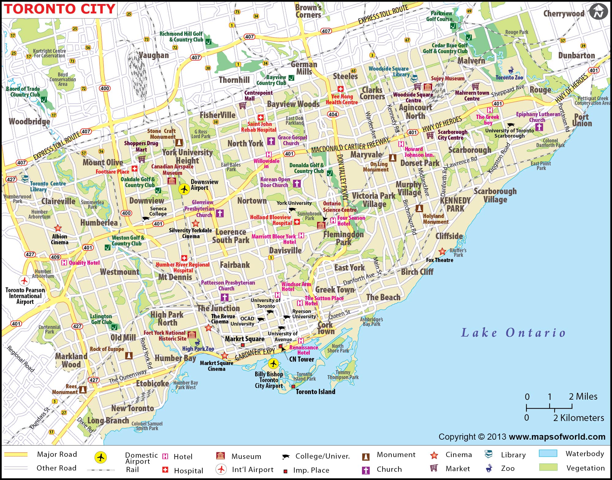Where Is Toronto Map Where Is Toronto Map