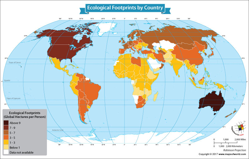 Analyzing The Ecological Footprints Of Each Nation Our World Analyzing The Ecological Footprints Of Each Nation Our World