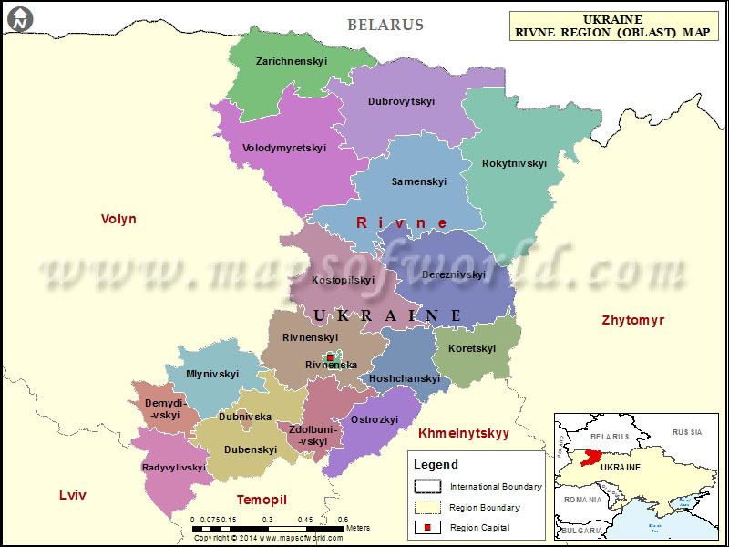 Rivne Map Map Of Rivne Region Oblast Ukraine Rivne Map Map Of Rivne Region Oblast Ukraine