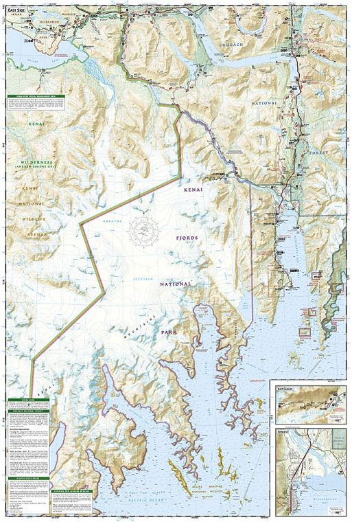Kenai Fjords National Park Map | Kenai Fjords National Park