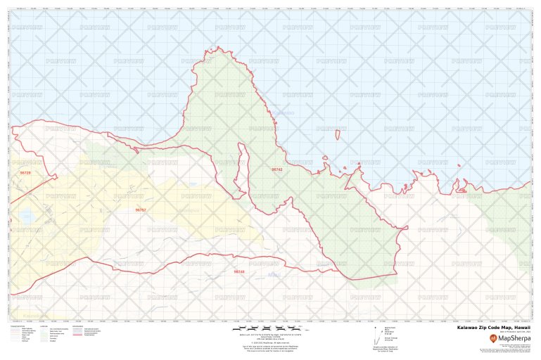 Hawaii Zip Code Map Hawaii Postal Code Hawaii Zip Code Map Hawaii Postal Code