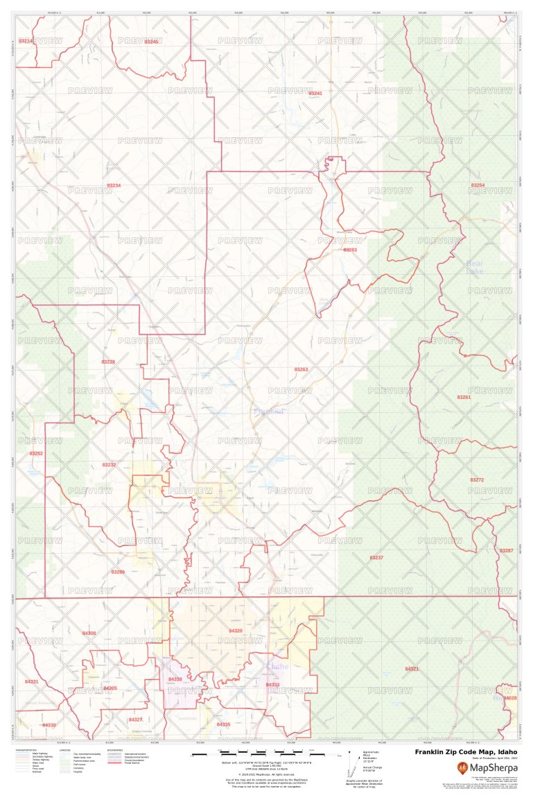 Franklin Zip Code Map Idaho Franklin County Zip Codes Franklin Zip Code Map Idaho Franklin County Zip Codes