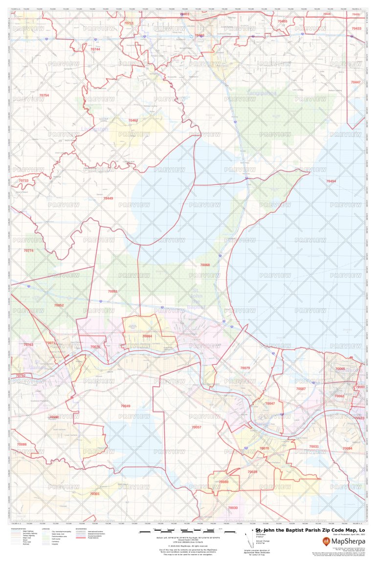 Louisiana Parish Zip Code Map Louisiana Parish Zip Code Map