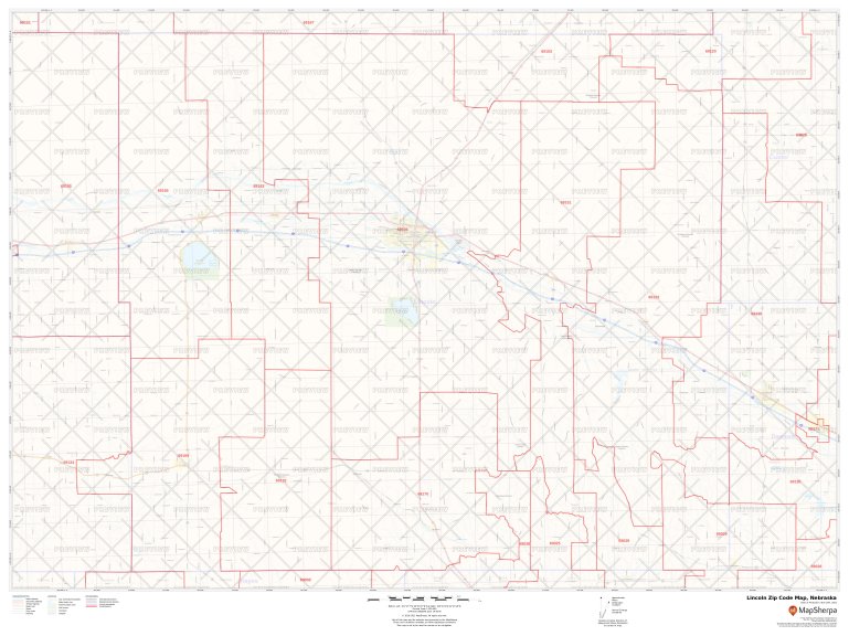 Lincoln Zip Code Map Nebraska Lincoln County Zip Codes Lincoln Zip Code Map Nebraska Lincoln County Zip Codes