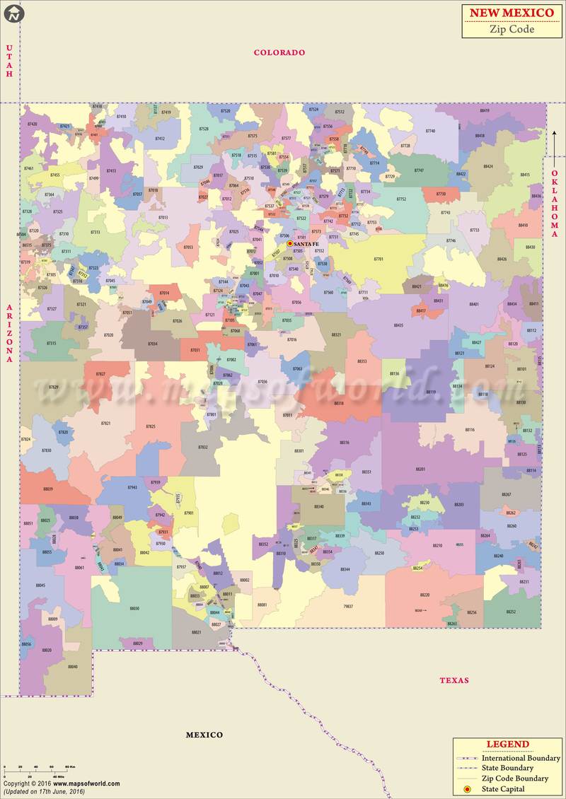 New Mexico Zip Code Map New Mexico Postal Code New Mexico Zip Code Map New Mexico Postal Code