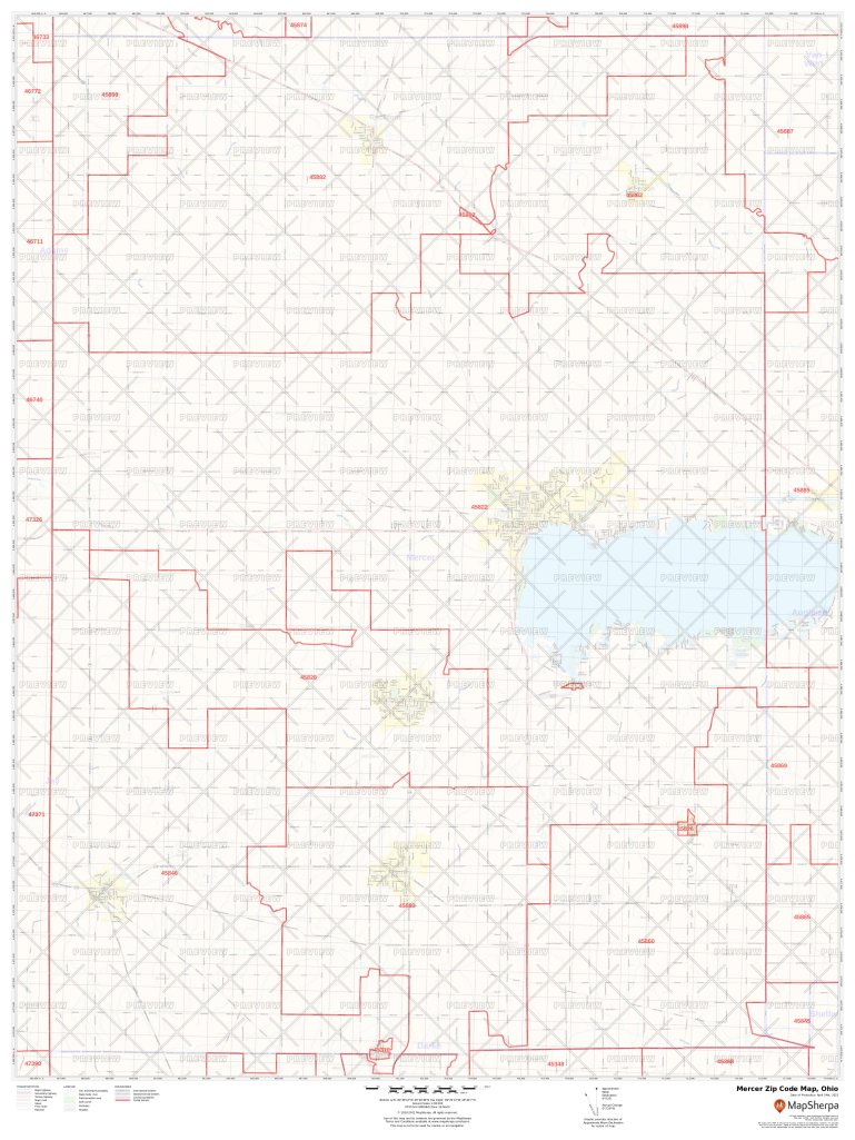 Mercer Zip Code Map Ohio Mercer County Zip Codes Mercer Zip Code Map Ohio Mercer County Zip Codes