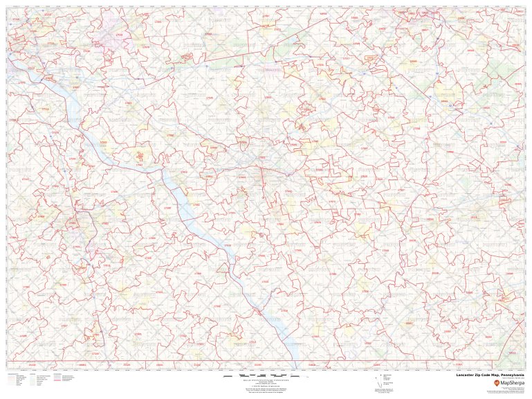 Lancaster Zip Code Map Pennsylvania Lancaster County Zip Codes Lancaster Zip Code Map Pennsylvania Lancaster County Zip Codes