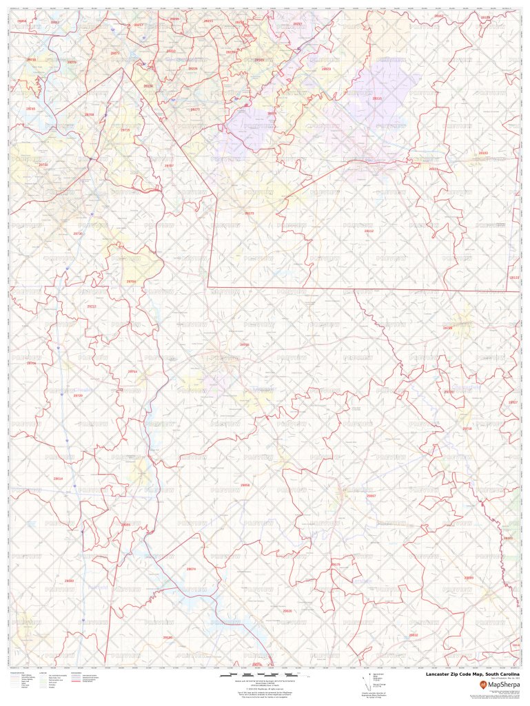 Lancaster Zip Code Map South Carolina Lancaster County Zip Codes Lancaster Zip Code Map South Carolina Lancaster County Zip Codes